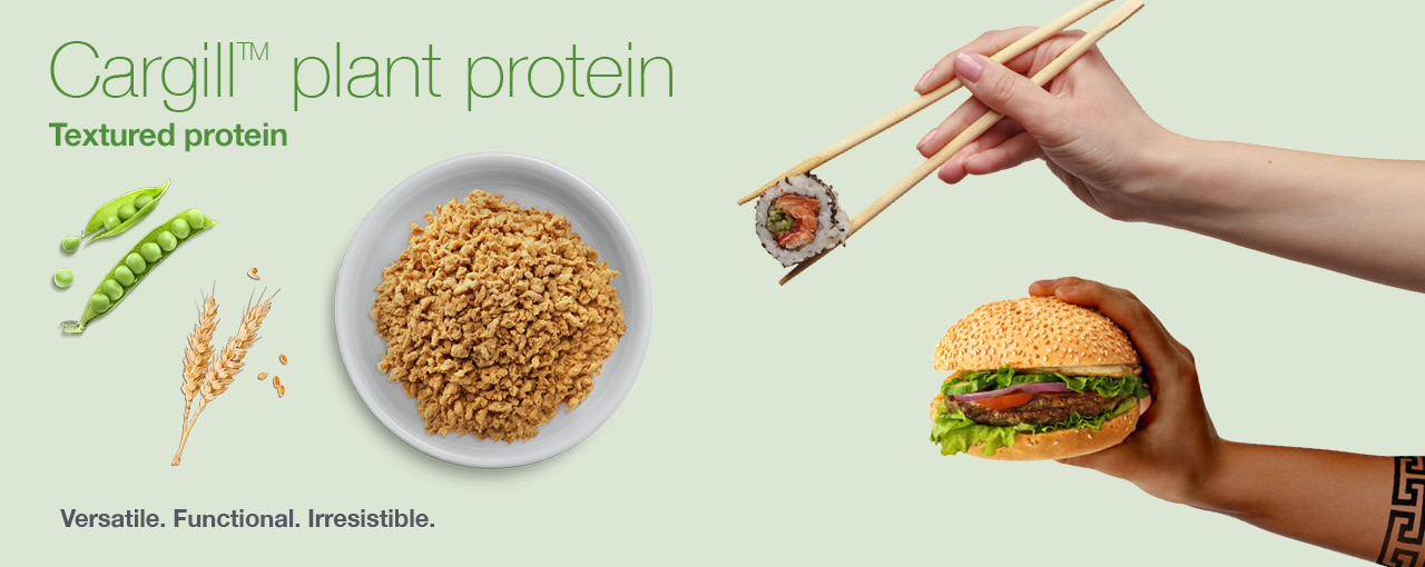 Textured plant protein | Cargill EMEA | Cargill